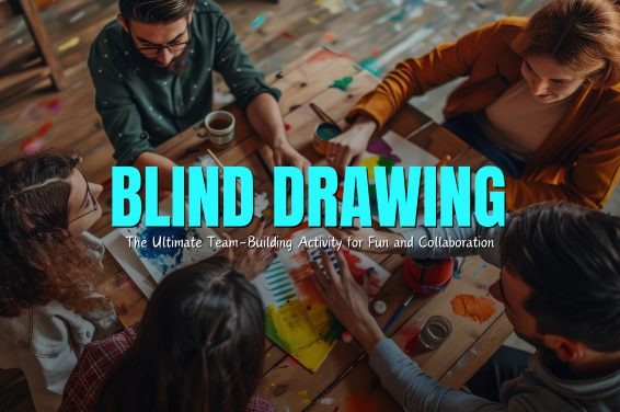 Blind Drawing Team Building Game for Fun & Communication